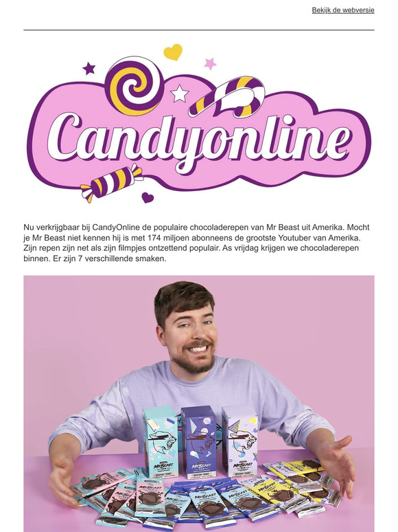 Candyonline: Mr Beast - Feastables Chocolate Bars Back In Stock🍫 | Milled