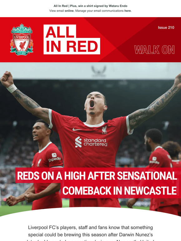 Liverpool FC: Reds on a high after sensational comeback in Newcastle ...