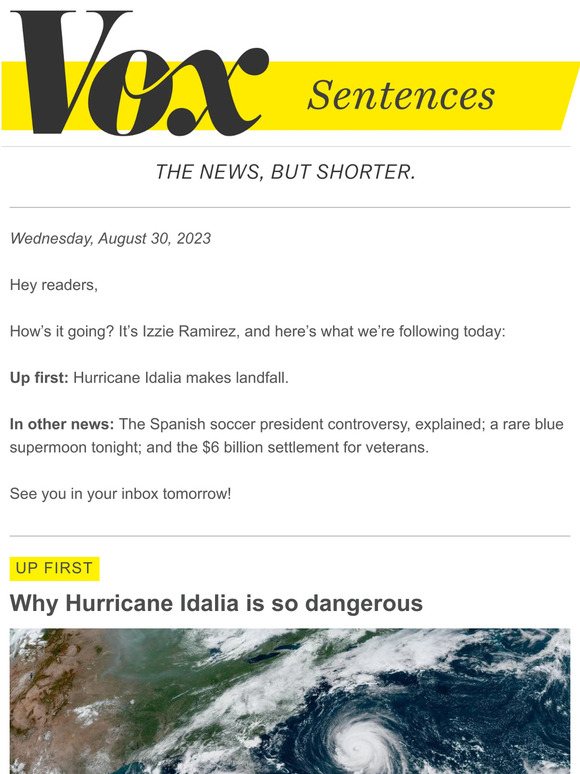 Vox: Hurricane Idalia, explained in two maps | Milled