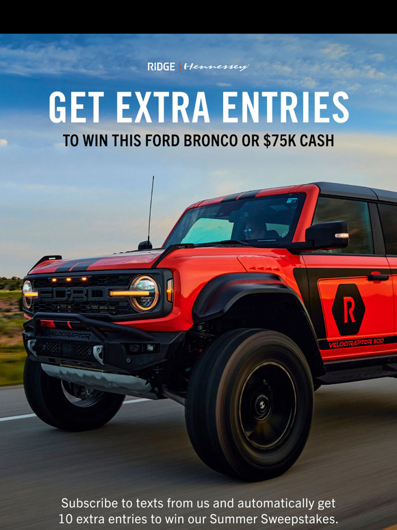 The Ridge: Get FREE extra entries | Milled