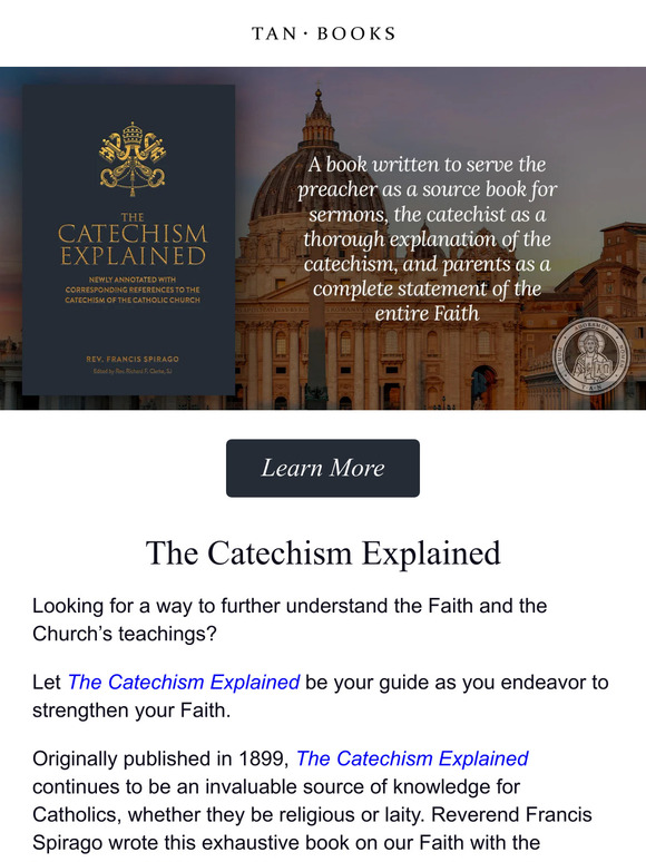TAN Books: The Catechism Explained | Milled