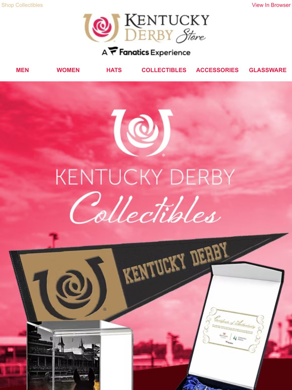 Kentucky Derby Store: Remember the Moments with Derby Collectibles | Milled