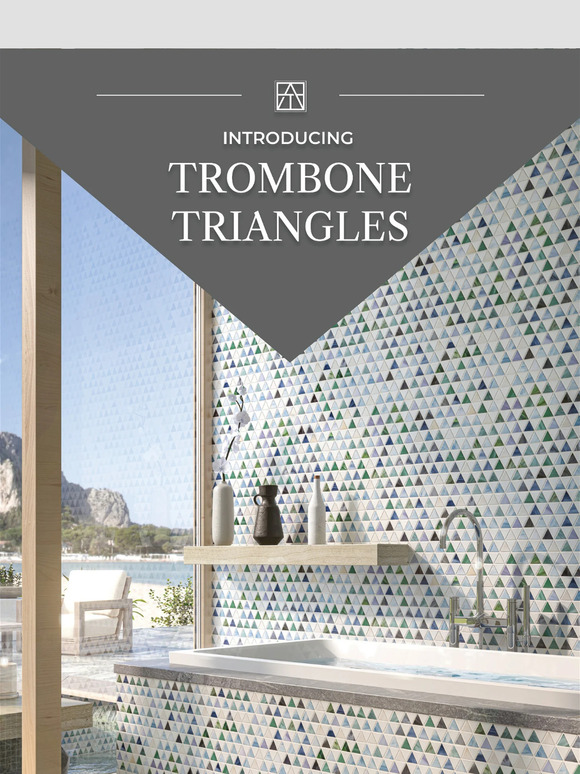 Artistic Tile: Introducing Trombone Triangles | Milled