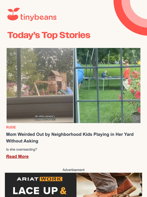 Tinybeans: Mom Weirded Out by Local Kids Playing in Her Yard Without ...
