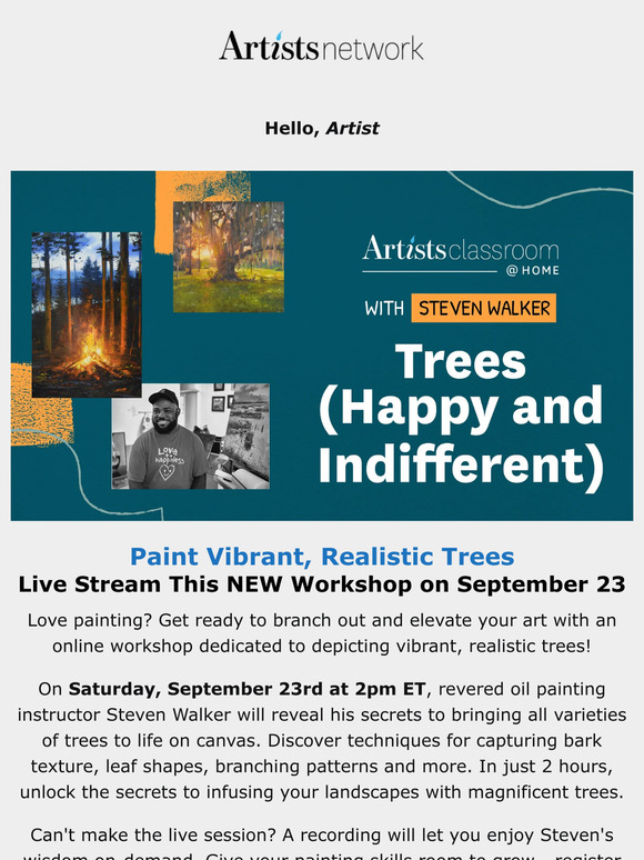Artists Network: Painting Trees Just Got a Lot More Fun! | Milled