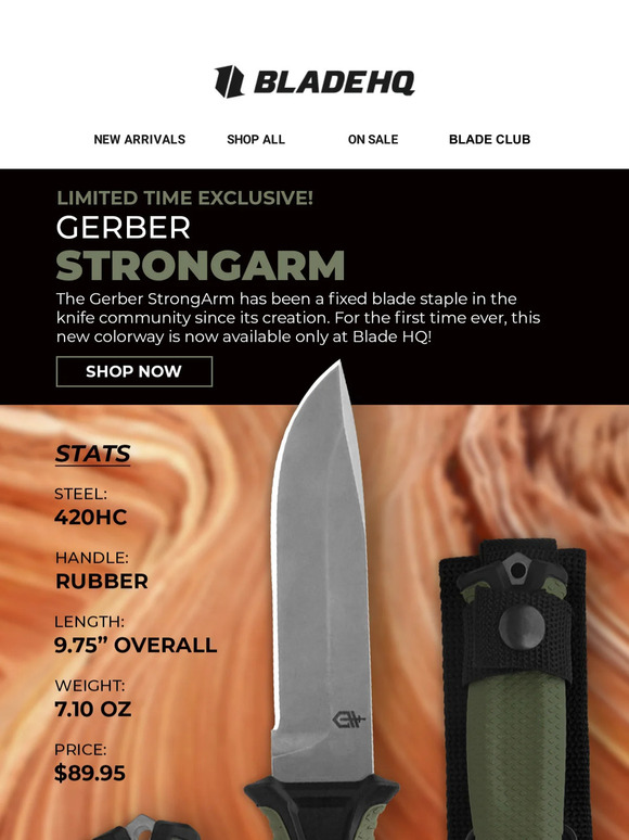 Blade HQ: New limited Gerber StrongArm colorway! | Milled
