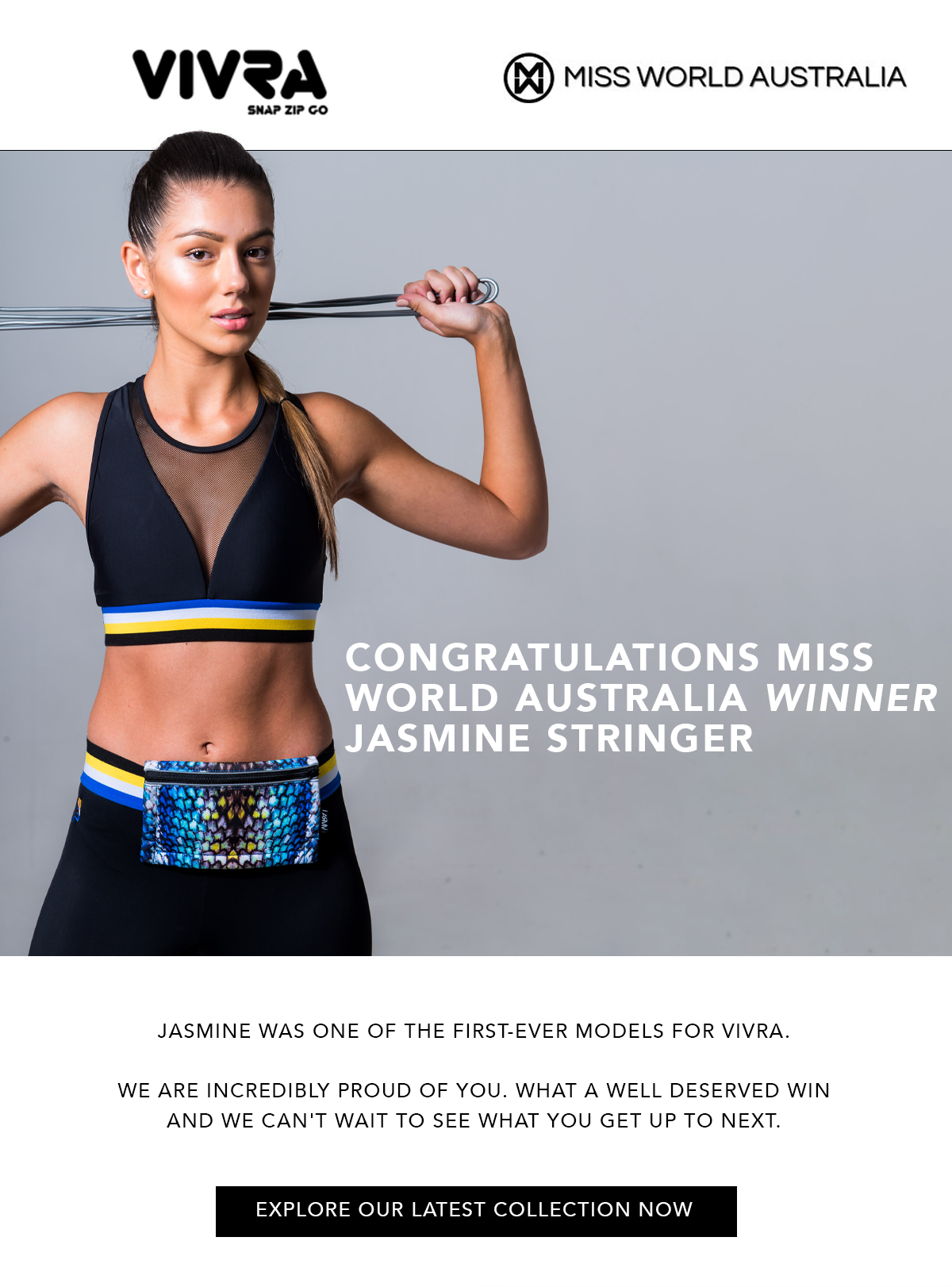 VIVRA: As Seen On Miss World Australia 2023, Jasmine Stringer | Milled