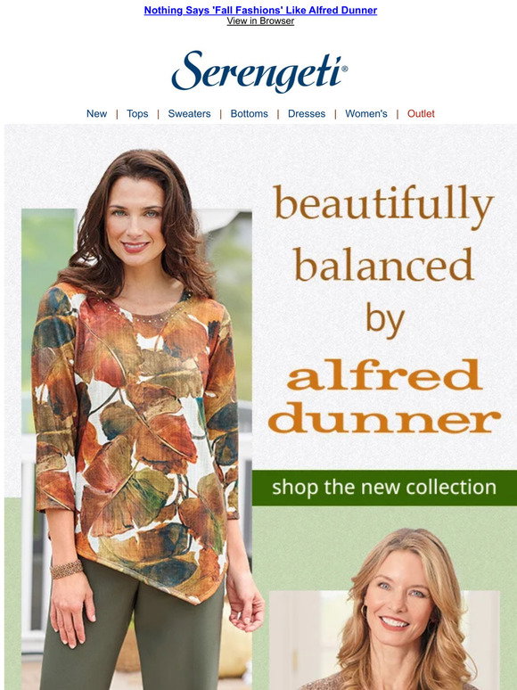Serengeti Fashions: Unique & Beautiful ~ The New Alfred Dunner ...