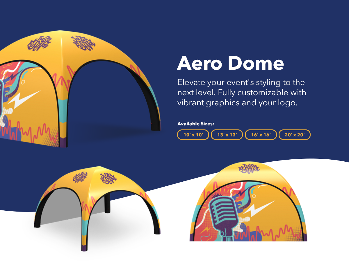 E-Z UP: [NEW] Aero Inflatable Hut & Bow Just In | Milled
