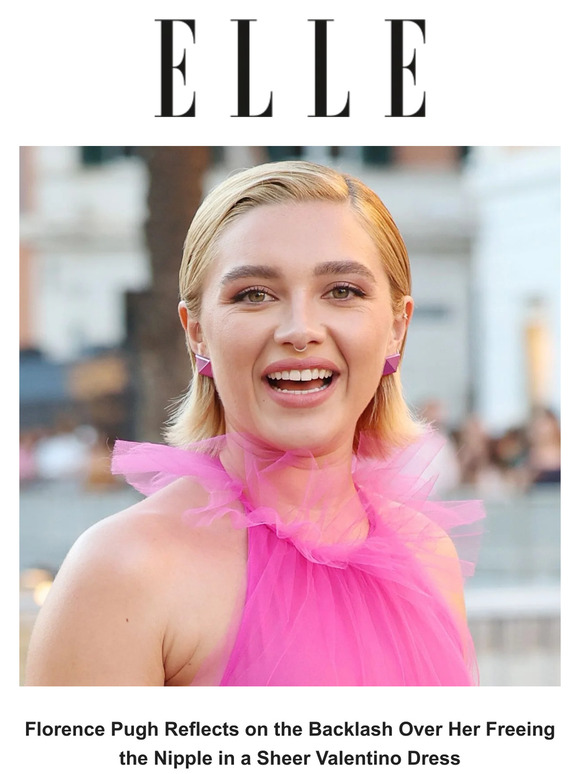 ELLE: Florence Pugh Reflects on the Backlash Over Her Freeing the ...