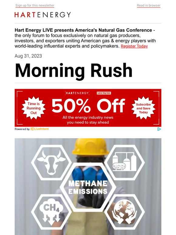 Hart Energy: Morning Rush: Chevron: Feds Hamstring Methane Detection Tech Spurred On by Feds ...