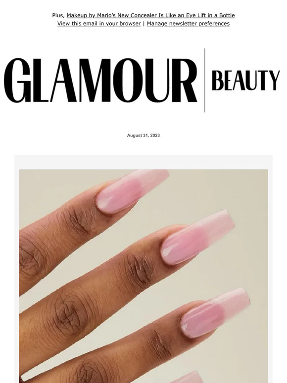 Glamour Strawberry Milk Nails Are Quickly Becoming Falls Hottest