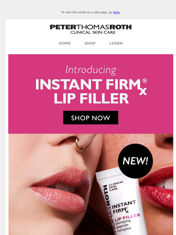Peter Thomas Roth: A Look Inside NEW Instant FIRMx® Lip Filler | Milled