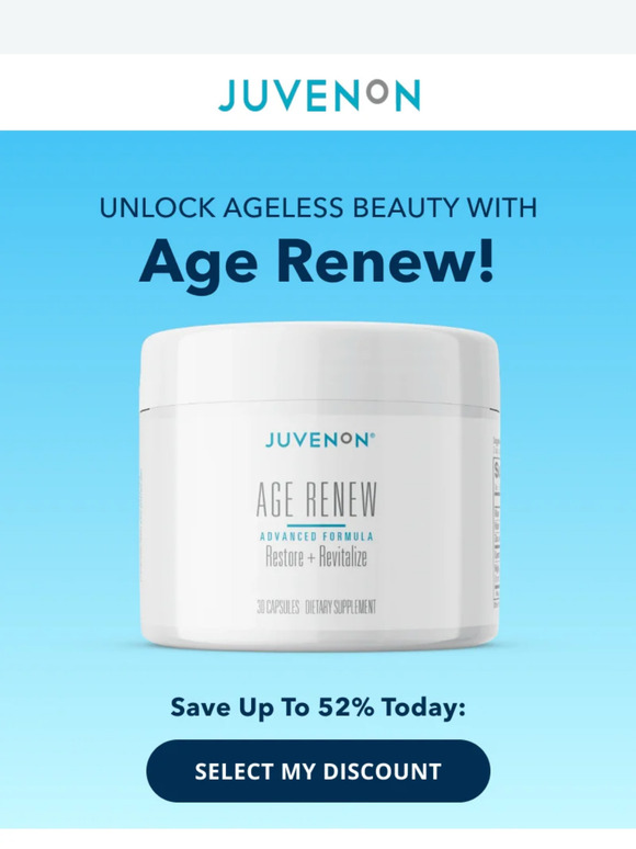 Juvenon: The Secret Formula for Ageless Beauty | Milled