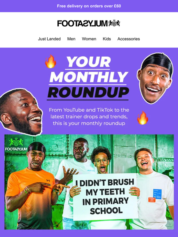 Footasylum: it's time for your monthly round up! | Milled