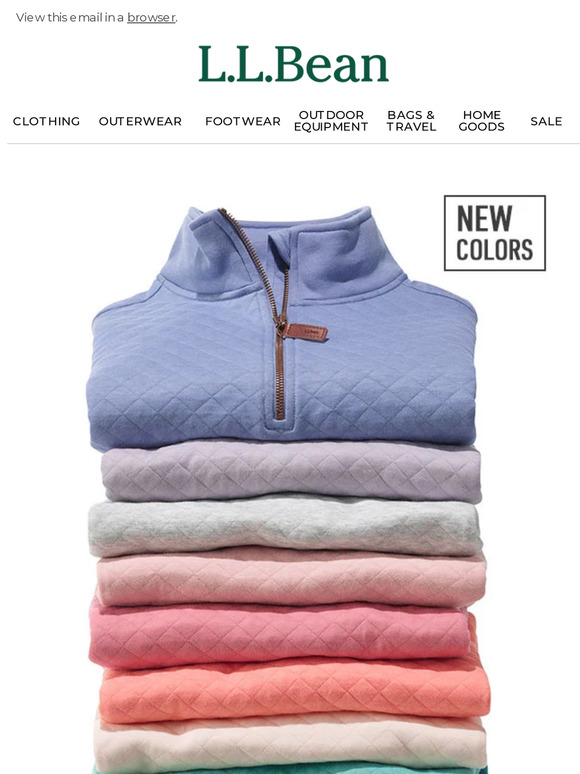 L.L.Bean: Our Best-Looking Quilted Sweatshirts | Milled