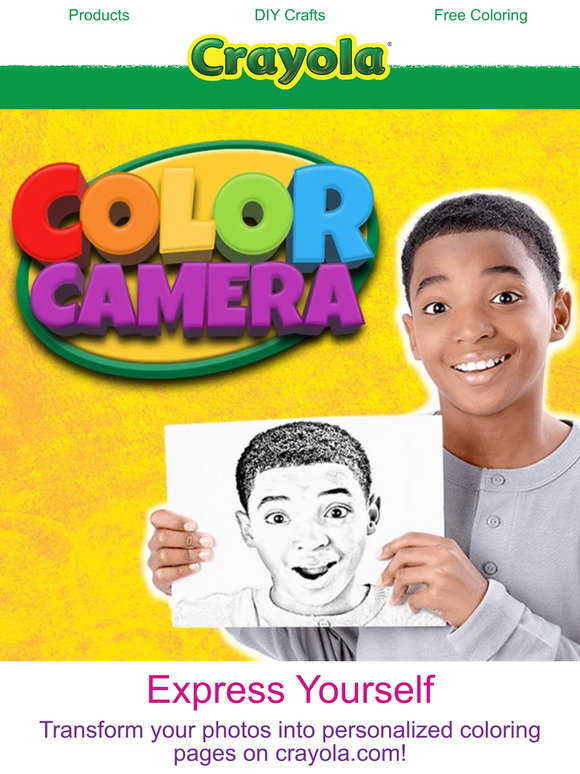Crayola: Your Photos = Awesome Coloring Pages | Milled