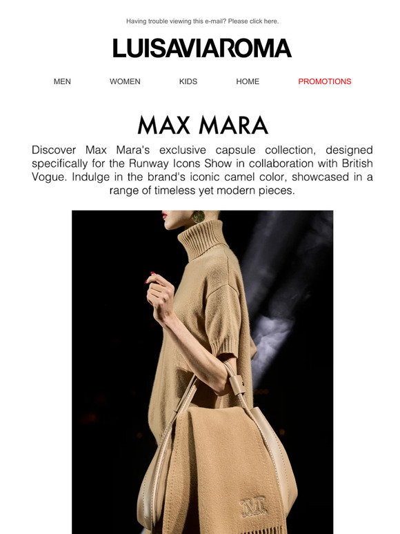 Luisa Via Roma: MAX MARA X LUISAVIAROMA RUNWAY ICONS EXCLUSIVE | Milled