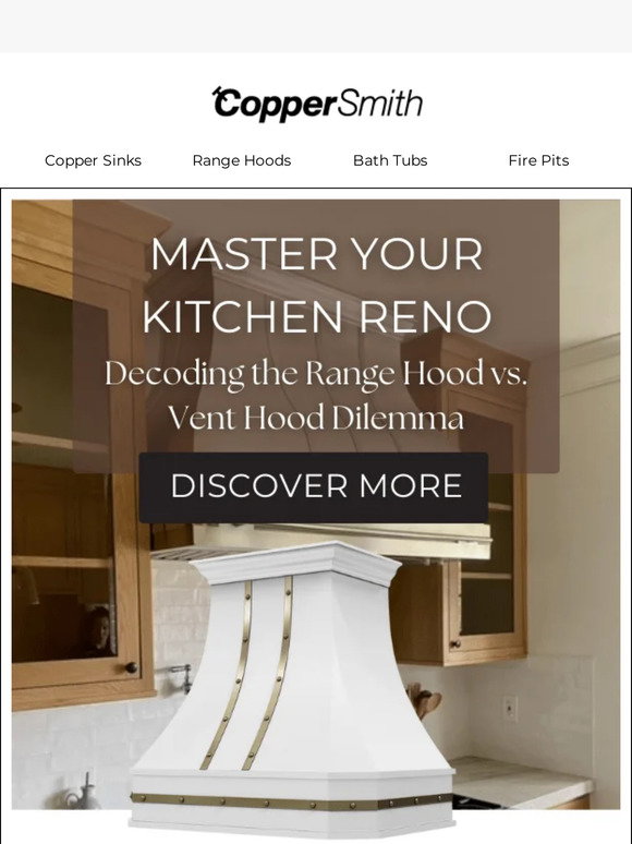 World CopperSmith: Range Hood vs. Vent Hood - Cut Through the Confusion ...