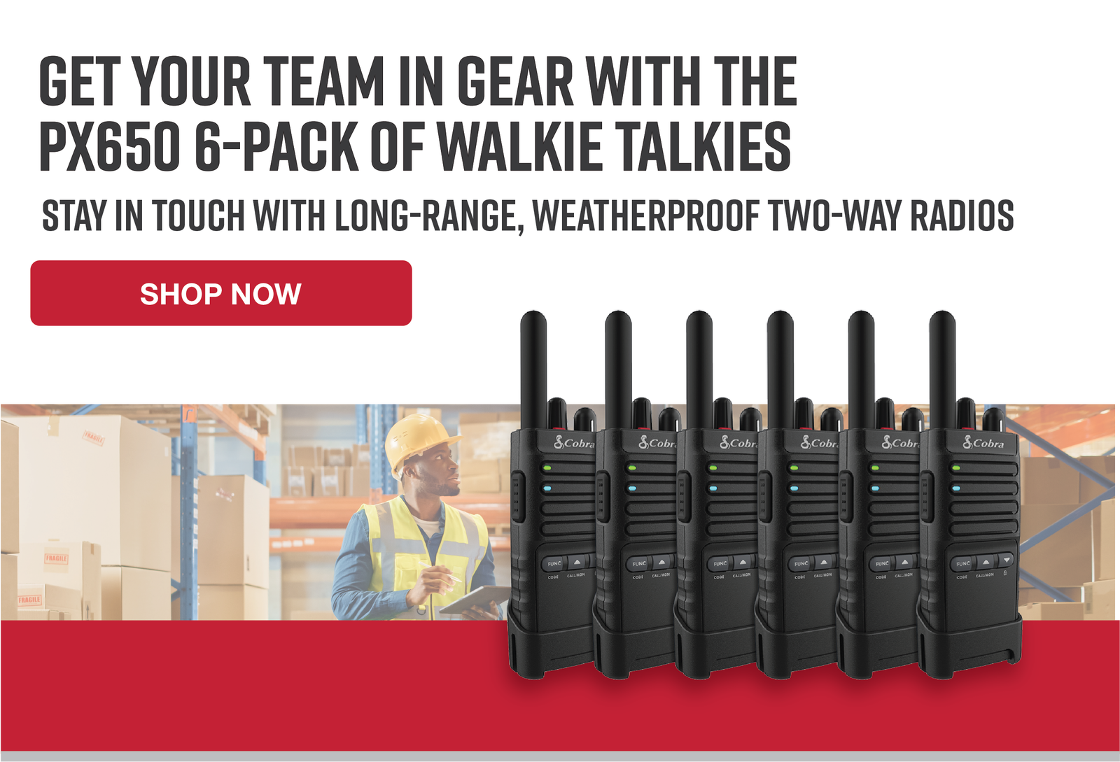 Cobra Electronics: Get Your Team in Gear with the PX650 6-Pack of ...