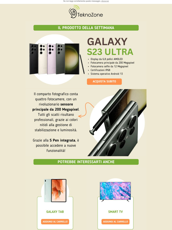 TeknoZone: Galaxy S23 Ultra 📱 Potenza di un altro pianeta 🚀 | Milled