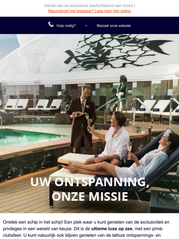 MSC Cruises: —, ontdek onze MSC Yacht Club service | Milled