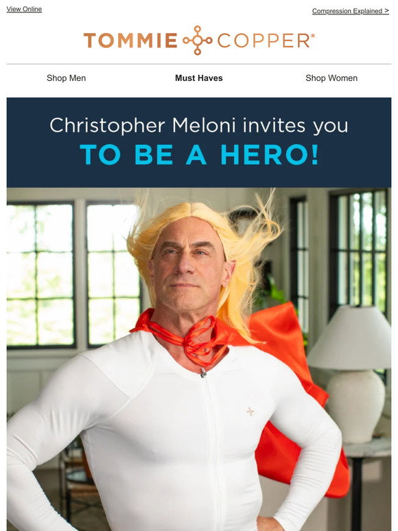Tommie Copper: Christopher Meloni Wants You To Be A Hero! | Milled