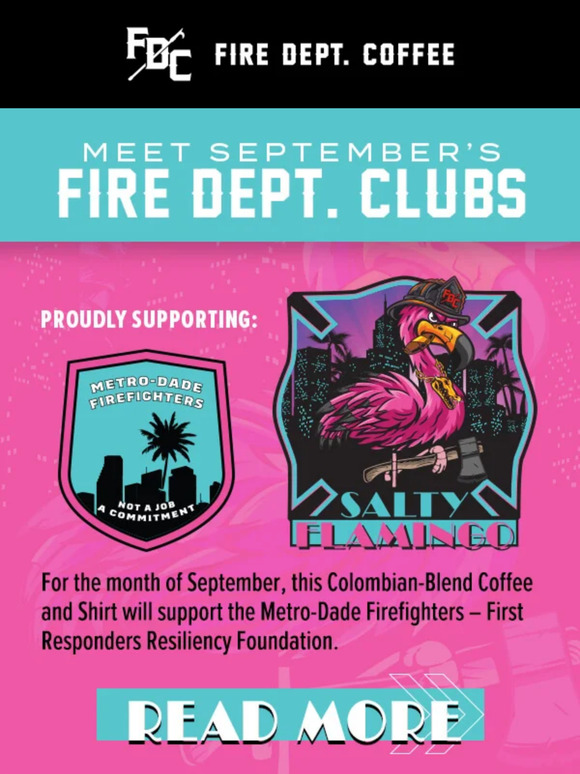 Fire Department Coffee: Meet Our New Fire Dept. Clubs for September ...