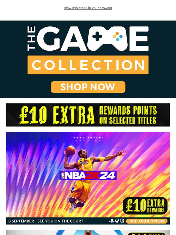 The Game Collection: Dunk for an EXTRA £10 REWARDS with 'NBA 2K24 ...