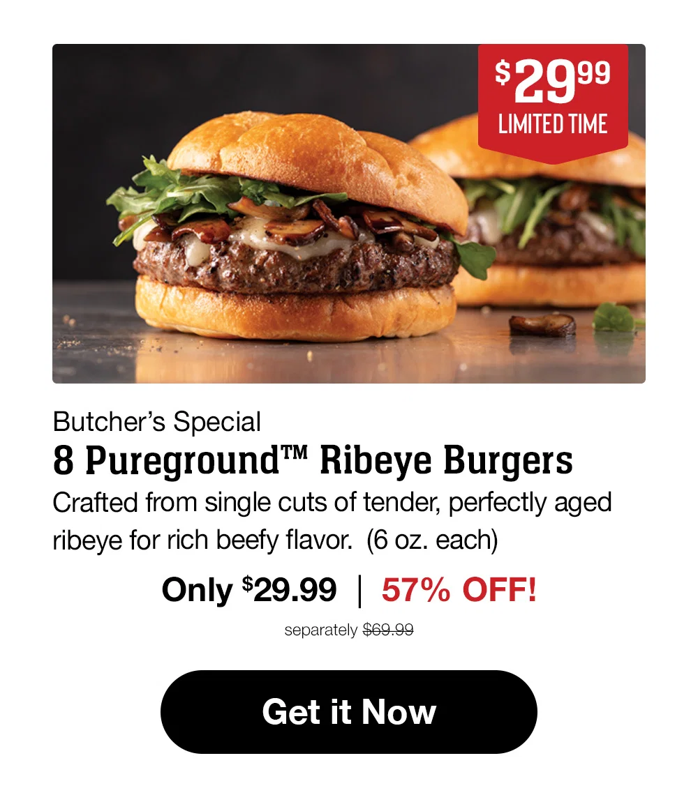 Omaha Steaks: EXCLUSIVE $99 package + 12 FREE burgers. | Milled