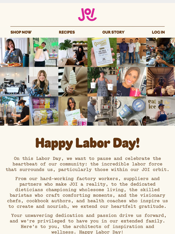 JOI: A Labor Day Toast 🥛 to the Heartbeat of our Community | Milled
