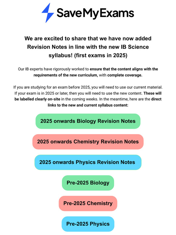 Save My Exams: Get your hands on a FREE membership | Milled