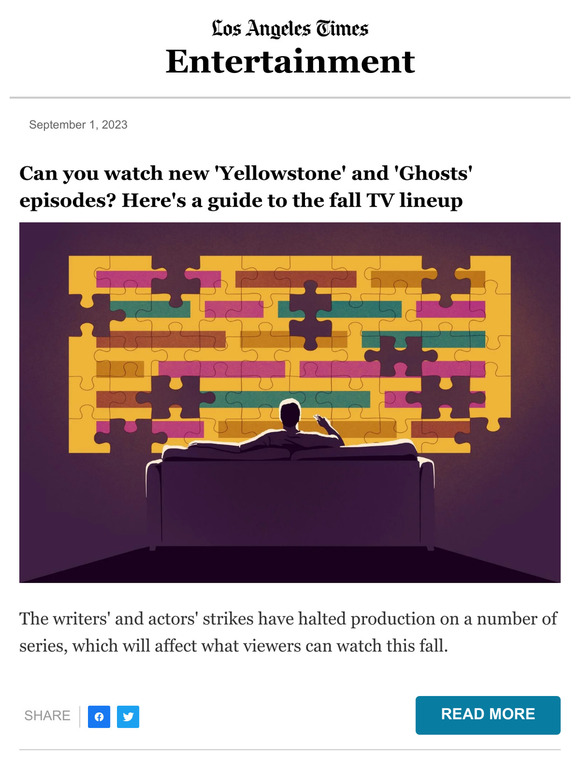 Los Angeles Times: Here's a guide to the fall TV lineup | Milled