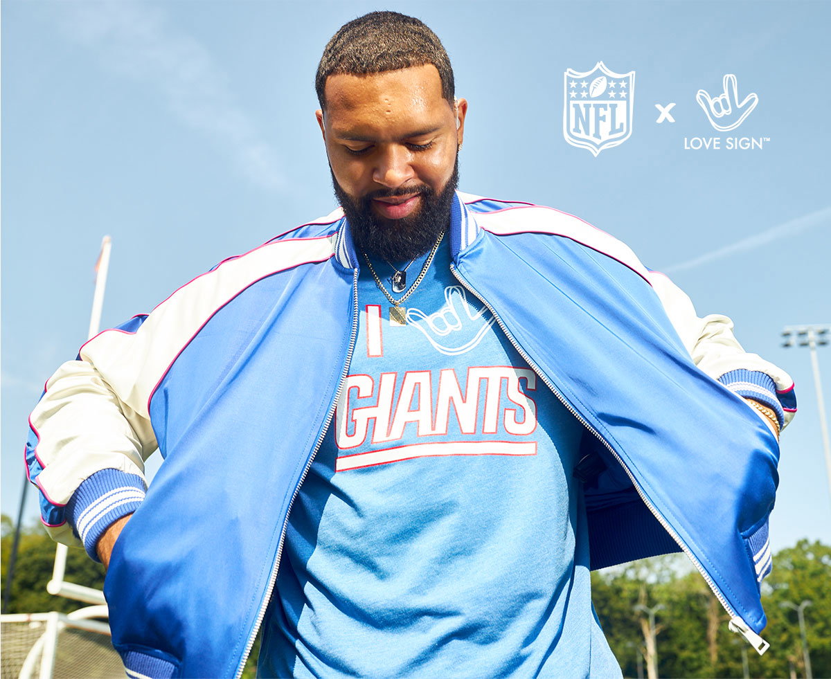 Homage: Introducing the NFL x Love Sign Collection 🏈 🤟 | Milled
