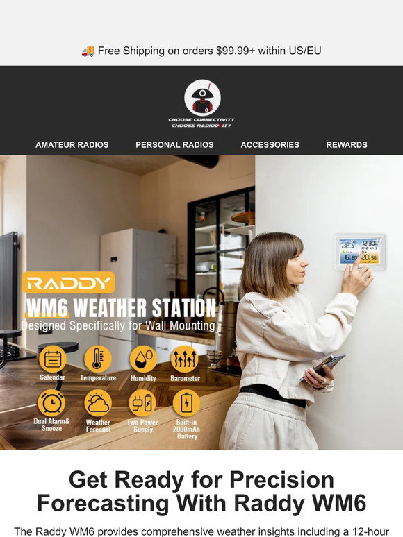 Radioddity: Introducing Raddy WM6 Weather Station | Milled