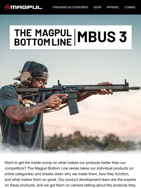 Magpul: The Magpul Bottom Line: MBUS 3 | Milled