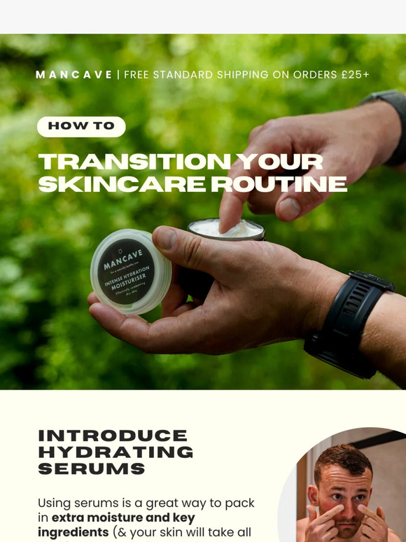 ManCave: How to transition your skincare routine 🍁 | Milled