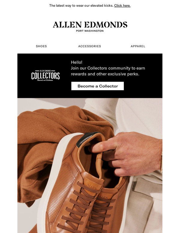 Allen Edmonds: Our best-selling sneaker, a brand-new color | Milled