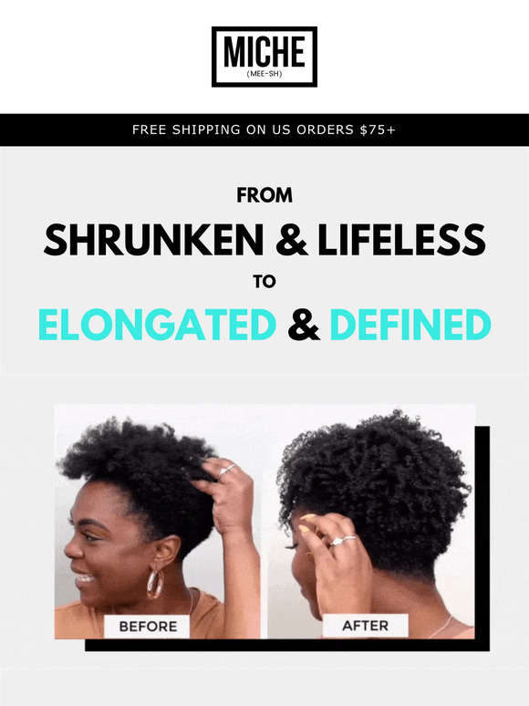 MICHE Beauty: ELONGATE & Define Your Curls 😍 | Milled