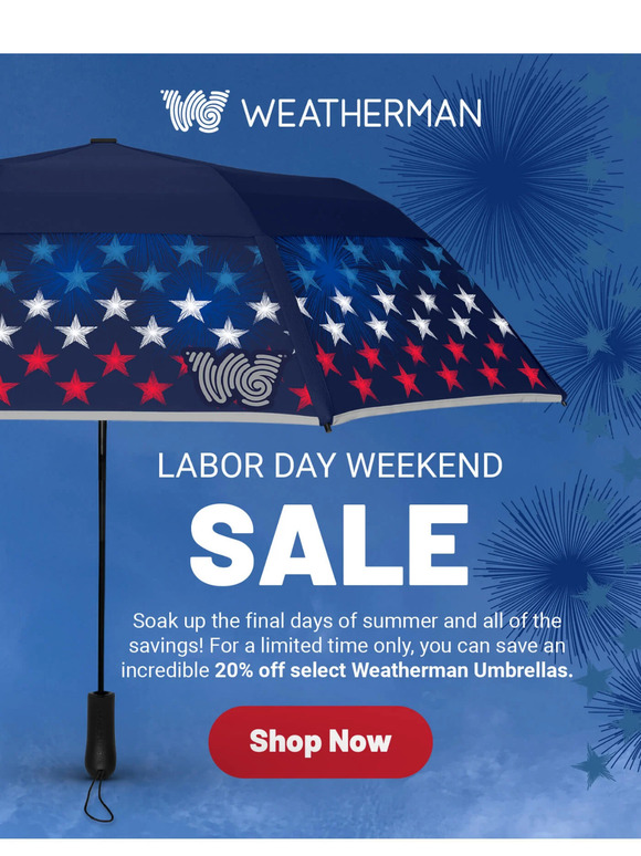 Weatherman: Here’s to a long weekend and 20% off Weatherman! 🇺🇸 | Milled