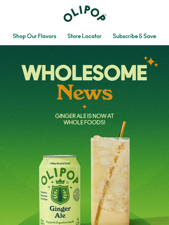 Olipop: A New Ginger Ale has landed. | Milled