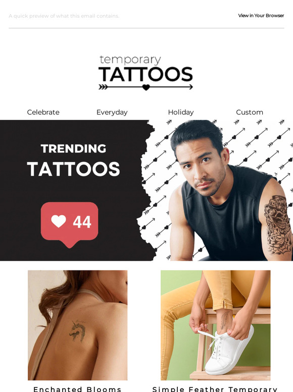 Temporary Tattoos: Ink-sider Info: August's Most Buzzworthy Tattoo ...