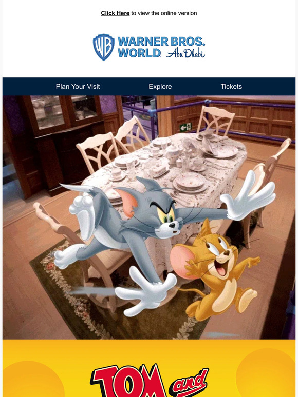 Yas Island: Tom & Jerry Takeover Warner Bros. World Abu Dhabi🐱🐭 | Milled