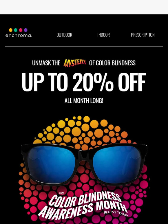 EnChroma: Color Blindness Awareness Month Begins! 🎉 | Milled