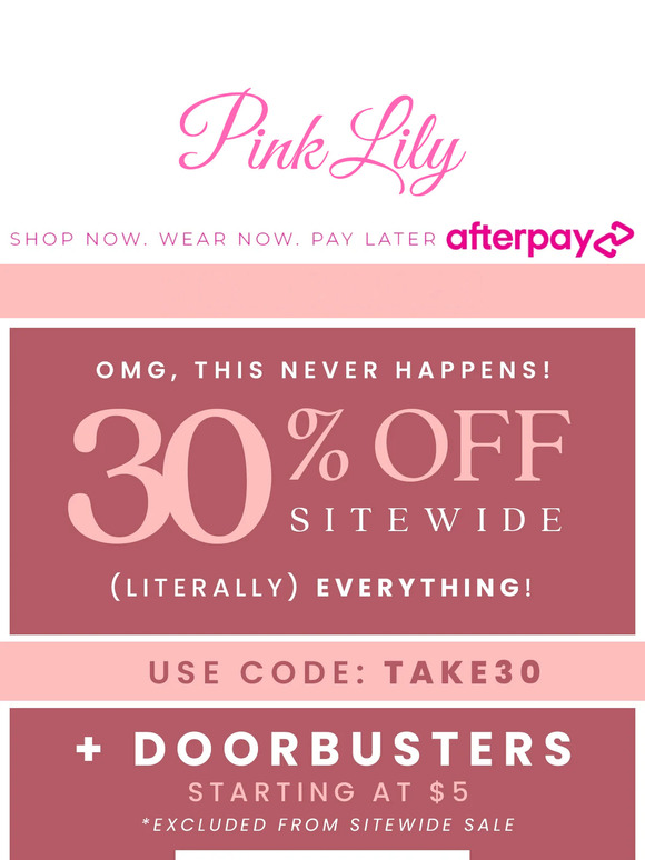 Pink Lily: Pink Lily staff DOORBUSTER picks 💗 | Milled