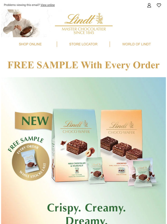 Lindt: Have you tried the Lindt CHOCO WAFER? | Milled