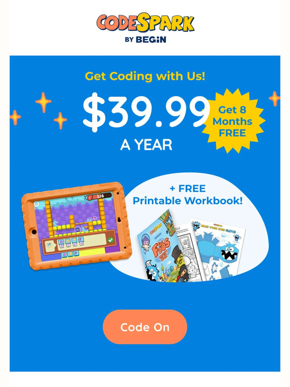 CodeSpark: Just $39.99/Year Boost Coding & STEM Skills! | Milled