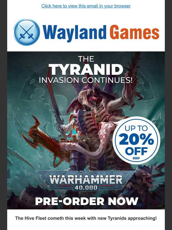Wayland Games: New Warhammer 40,000 Tyranid Models, Codex, Cards and ...