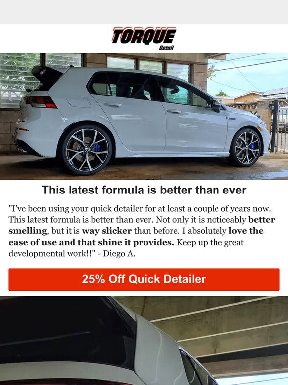 Torque Detail: This latest formula is better than ever - Diego | Milled