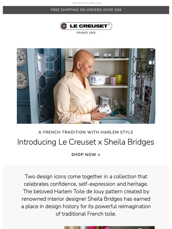 Le Creuset: Introducing the Limited Edition Harlem Toile Collection ...